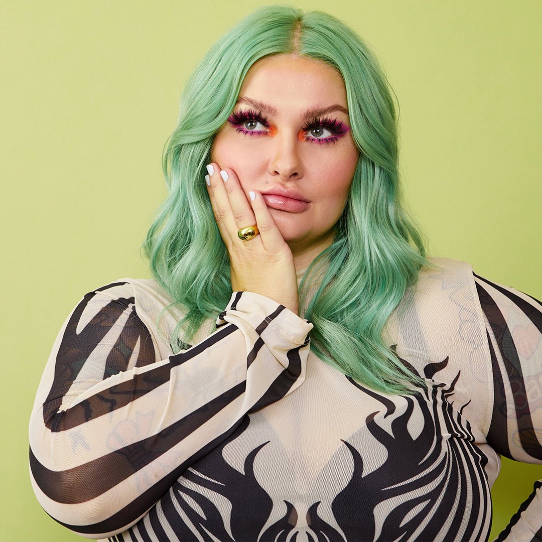Arctic fox green hair dye store